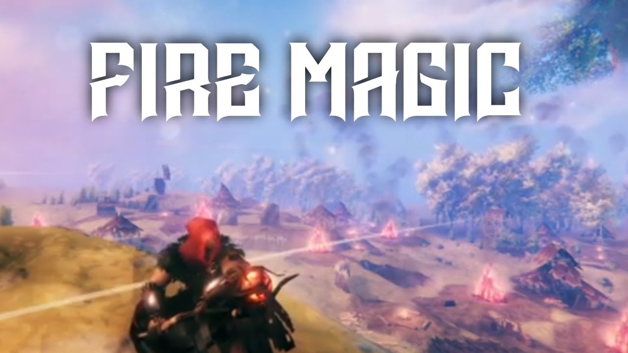 Valheim Magic How to Fight With The Staff of Embers - YouTube