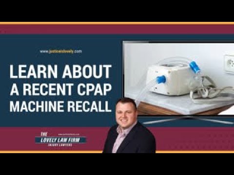 Learn About A Recent CPAP Machine Recall - YouTube