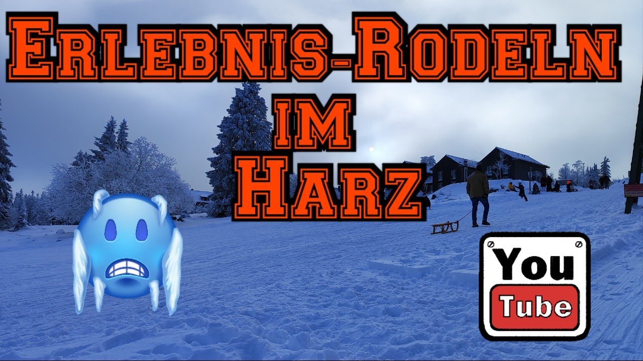 Wildes Rodeln im Harz - YouTube