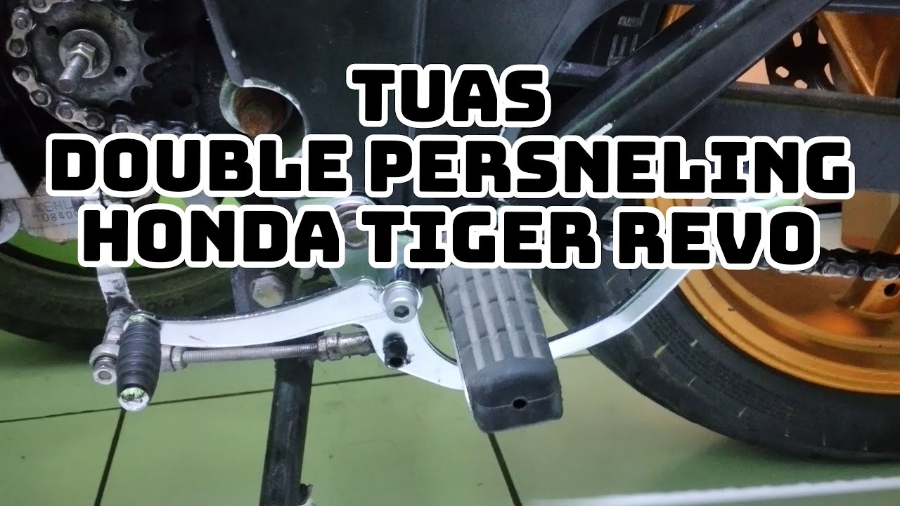 modif doubel persneling honda tiger revo - YouTube
