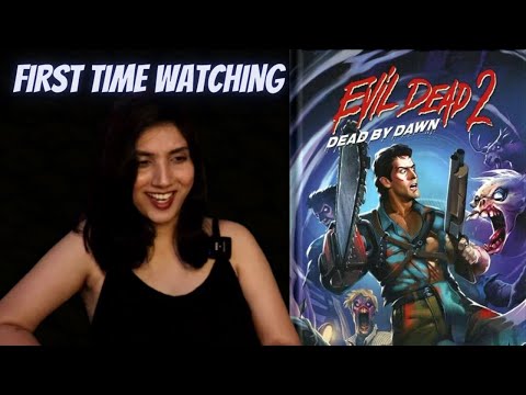 *seriously fun* Evil Dead 2 MOVIE REACTION (first time watching)