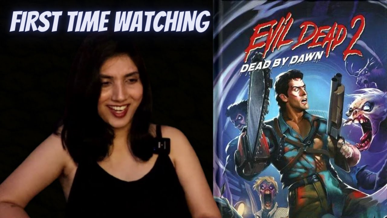 *seriously fun* Evil Dead 2 MOVIE REACTION (first time watching) - YouTube