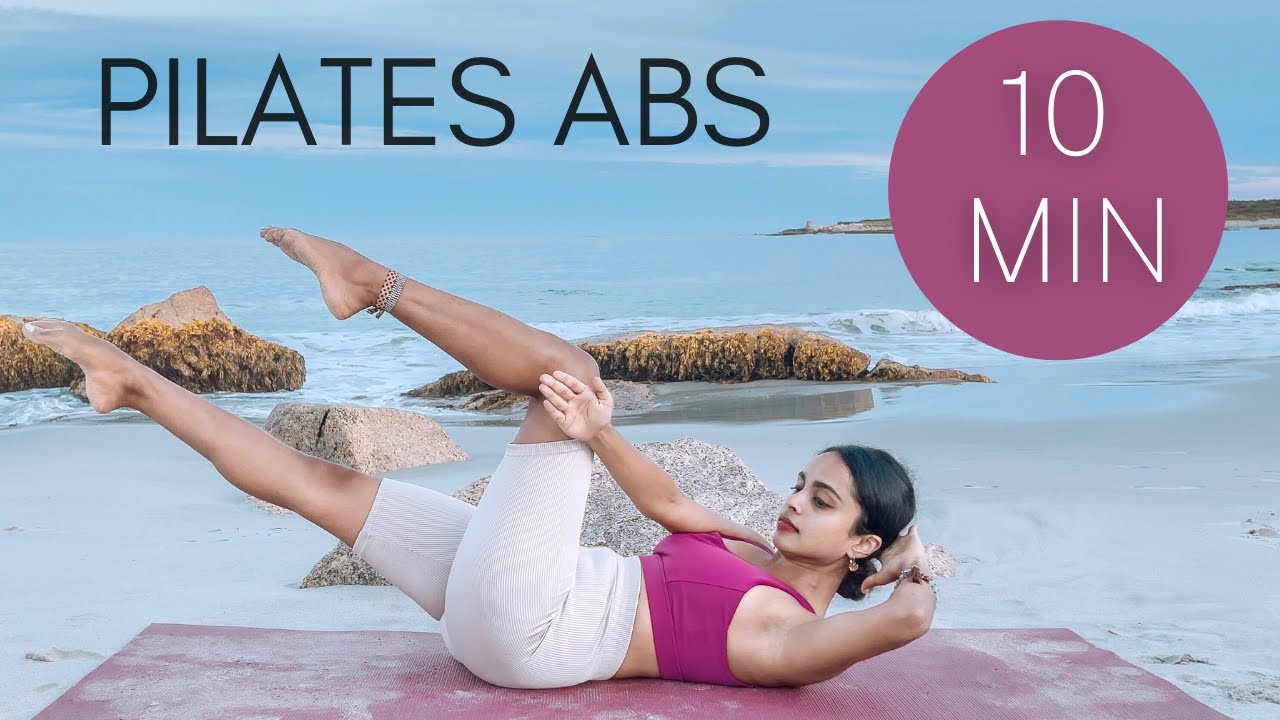 10 min Pilates Abs Workout for a Flat Tummy | No Equipment - YouTube