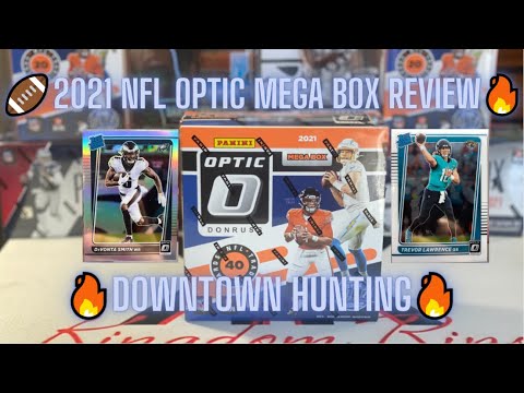 🔥2021 NFL Donruss Optic Football 🏈 Mega Box Rip & Review Downtown ...