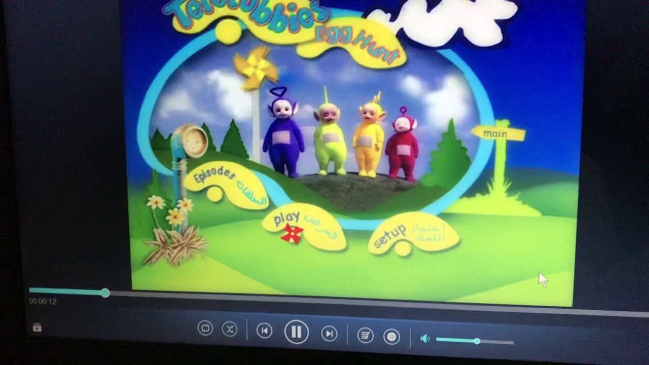 Teletubbies Egg Hunt DVD review\Menu Walkthrough - YouTube
