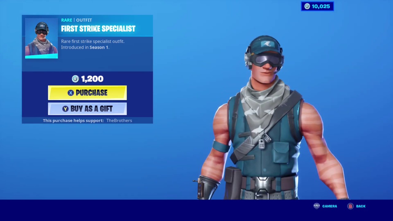 *RARE* FIRST STRIKE SPECIALIST SKIN BACK IN FORTNITE! (OG SEASON 1 ...