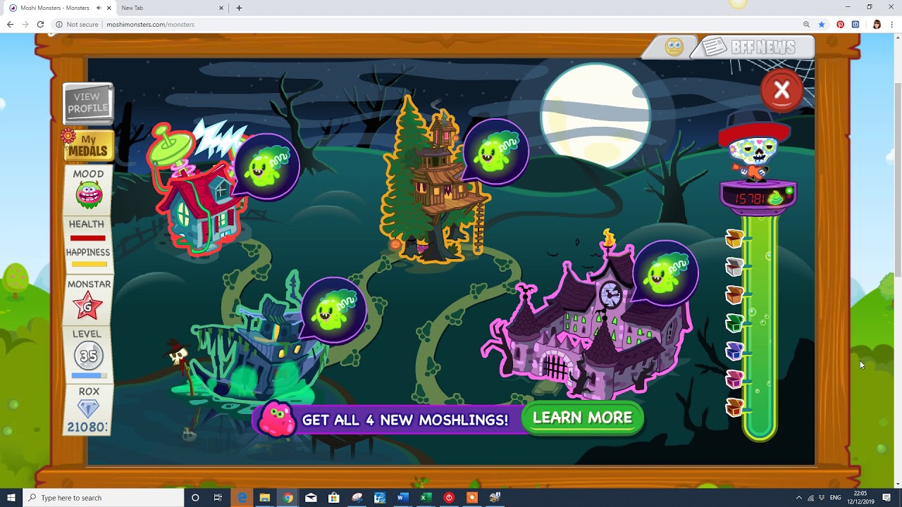 Moshi Monsters Ghost Hunt footage - YouTube