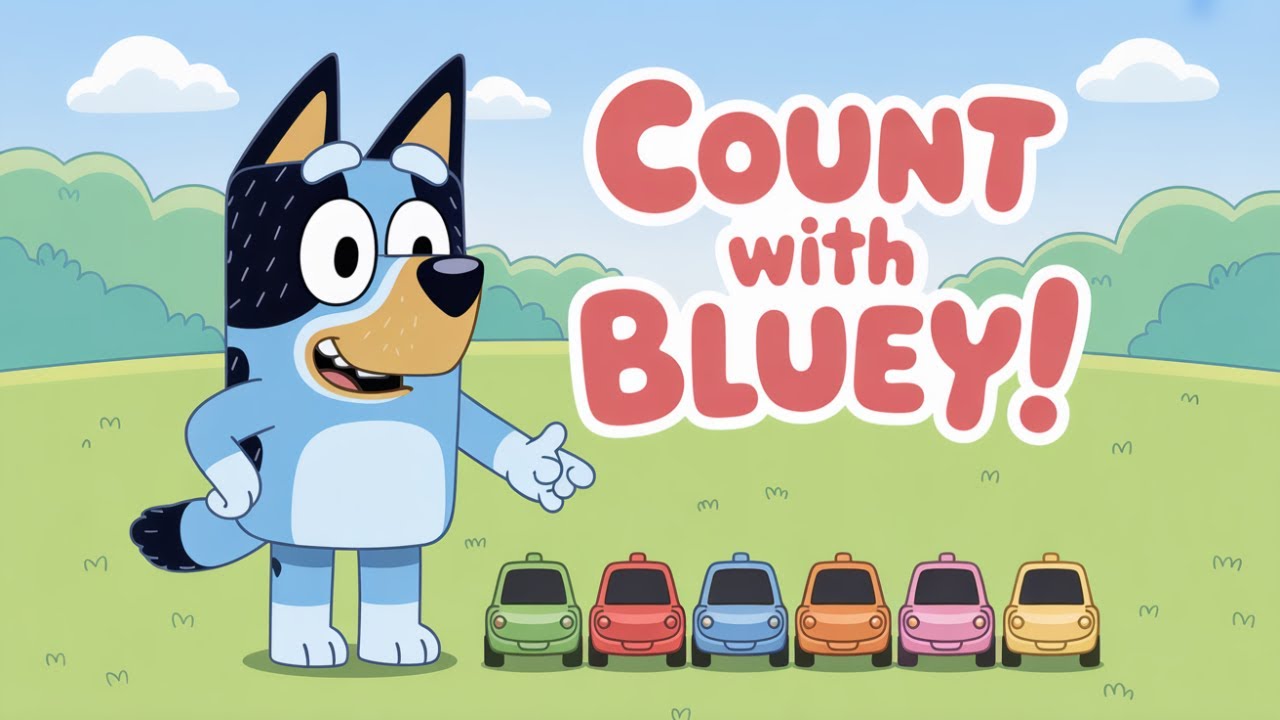 Bluey Counting Adventure for Kids | Learn Numbers 1-20 | Fun Bluey ...