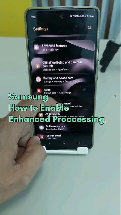 Samsung How to enable Enhanced Processing. Gets 2x faster data ...