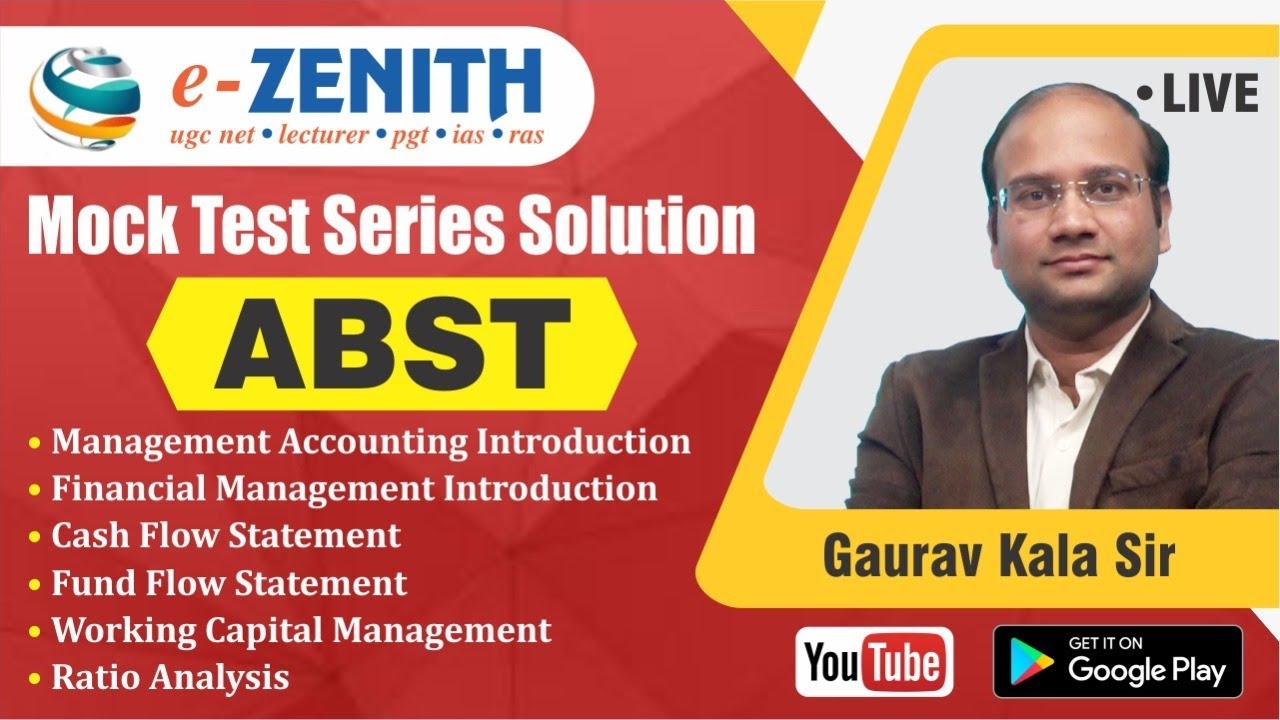 #ABST MOCK TEST SERIES SOLUTION-1, #GAURAV KALA SIR - YouTube
