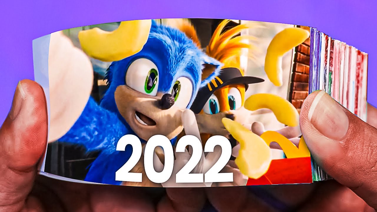 Evolution of Sonic in Ads Flipbook - YouTube