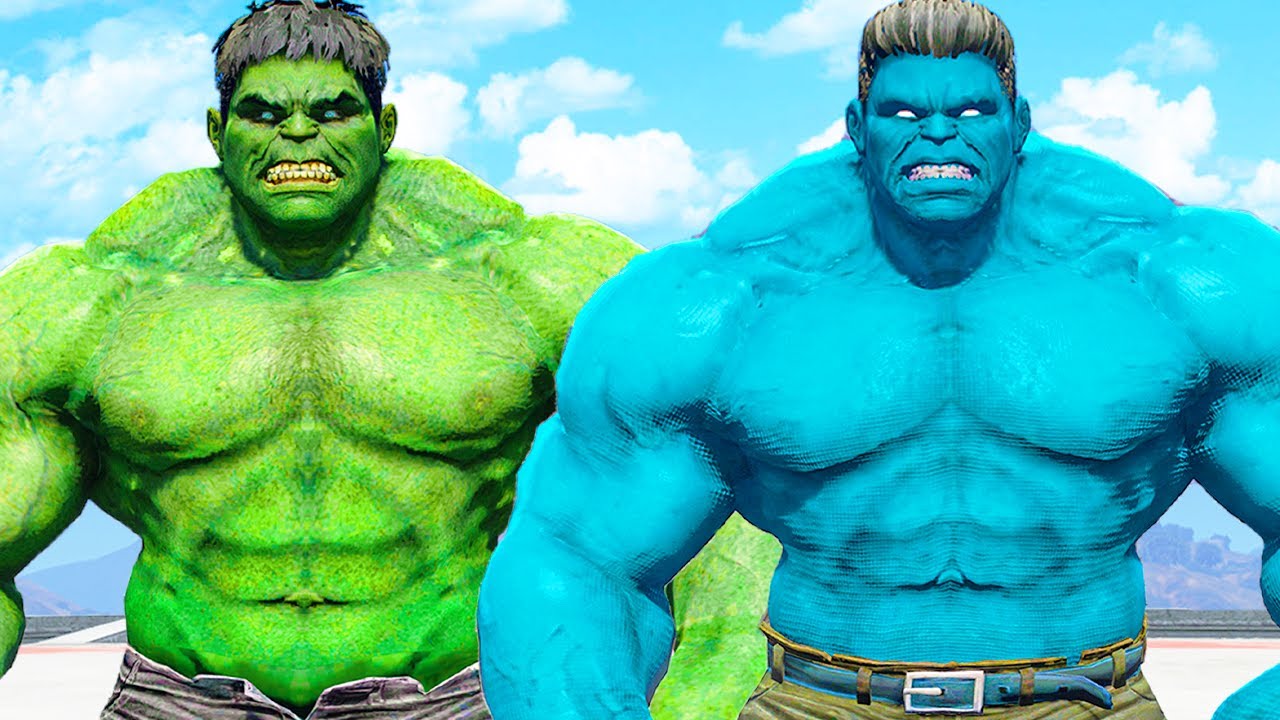 HULK SMASH | Angry Hulk Marvel vs Blue Hulk - What If - YouTube