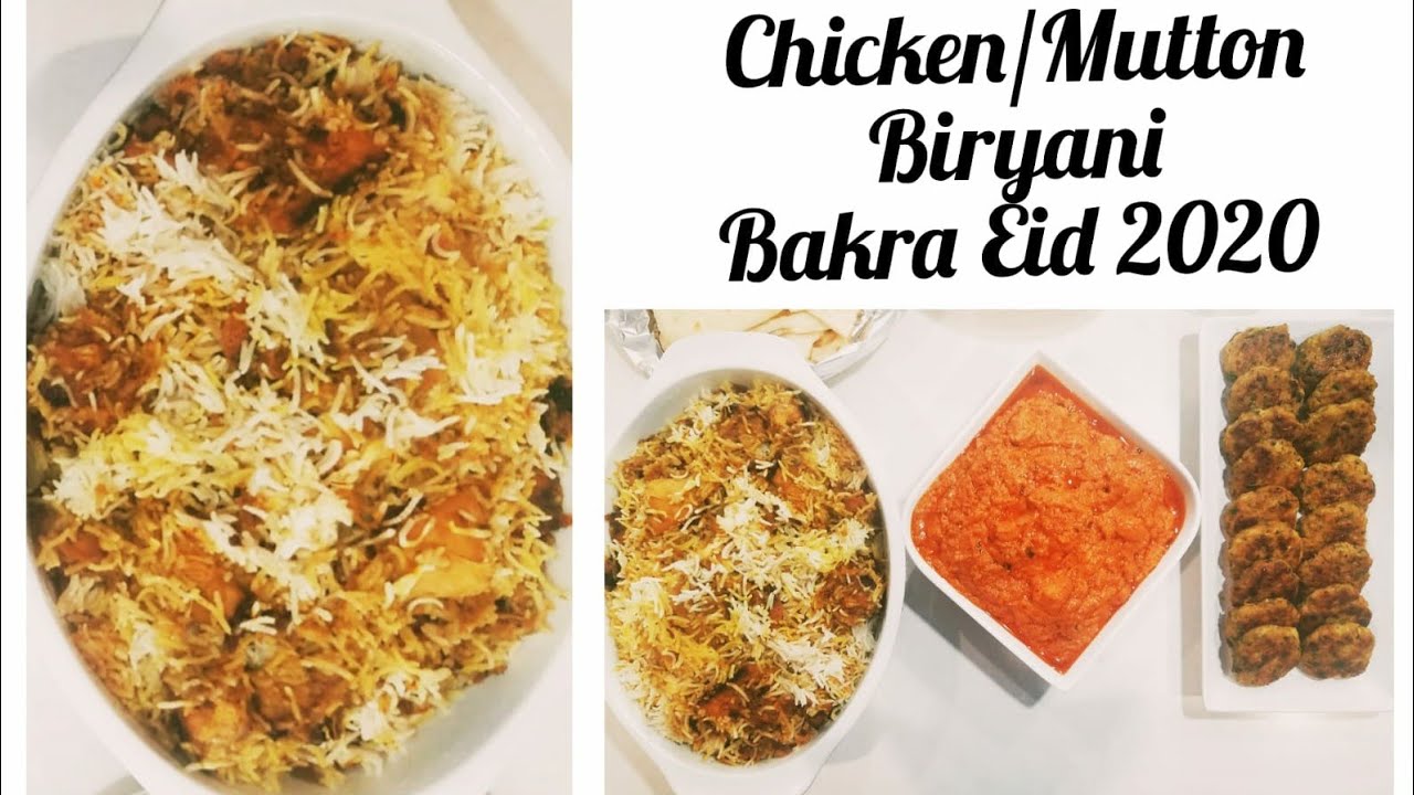 Chicken/ Mutton Biryani Bakra Eid 2020 Quick Yummy Recipe How To Make ...