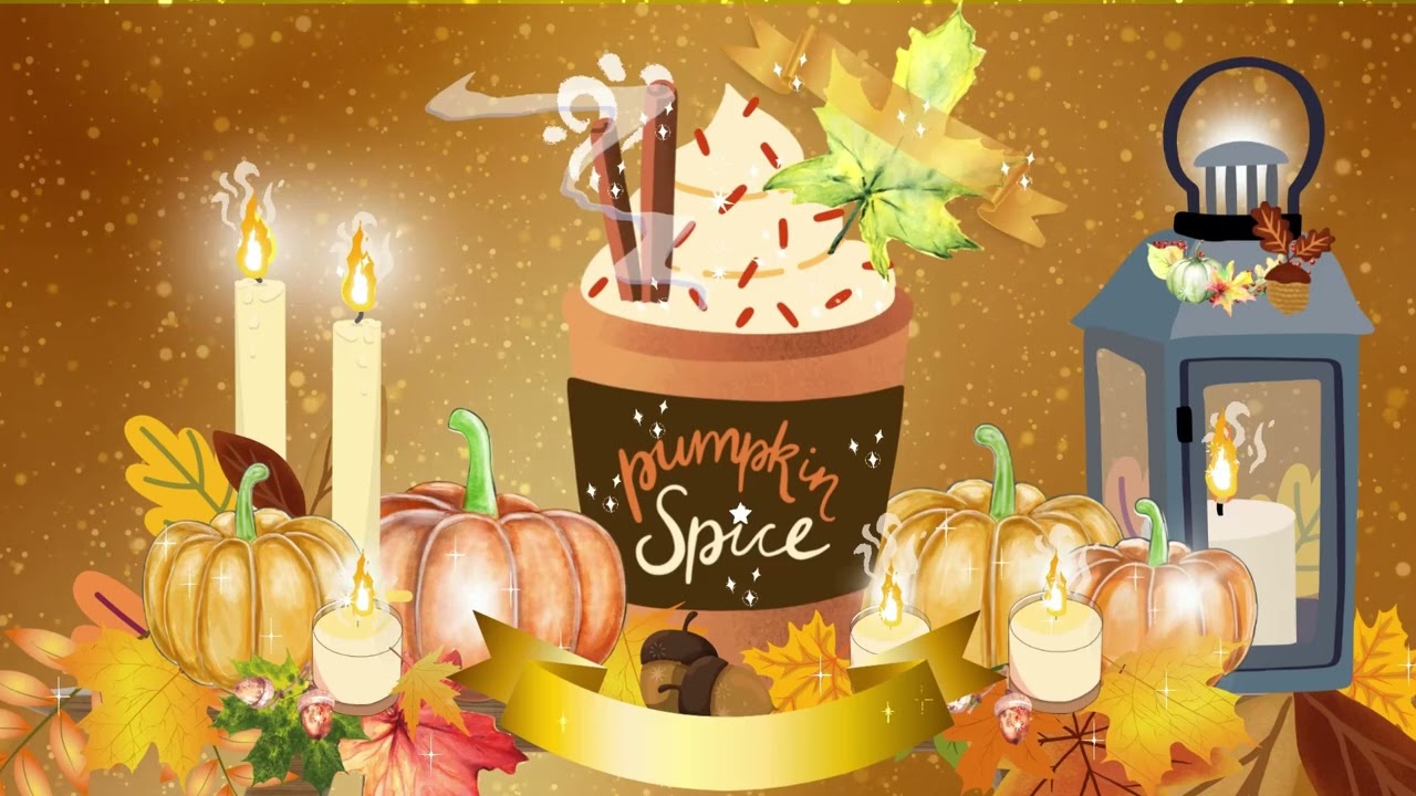 Fall Background | Cozy Fall Backdrop For Your Screens | Pumpkin Spice ...