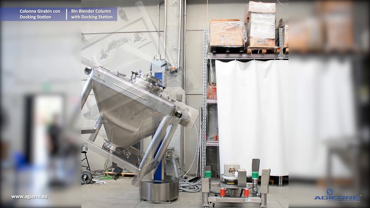 Bin Blender Column with Docking Station - AGIERRE - YouTube