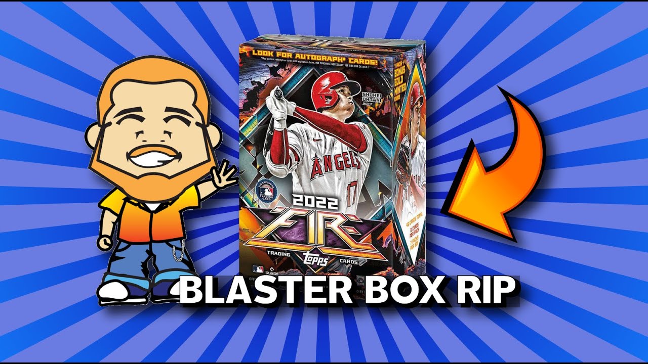 2022 Topps Fire Baseball Blaster Box Rip - Nice Big Rookie pull, stars ...