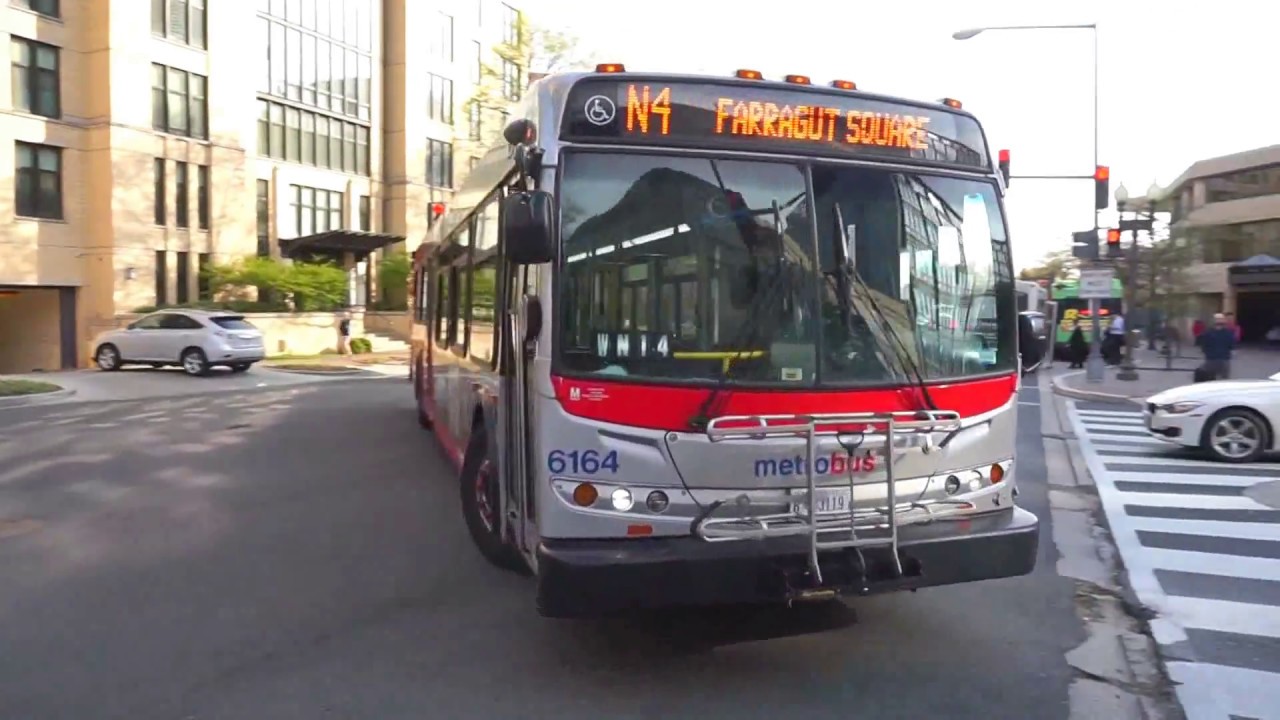 WMATA Metrobus 2006 New Flyer D40LFR #6164 - YouTube