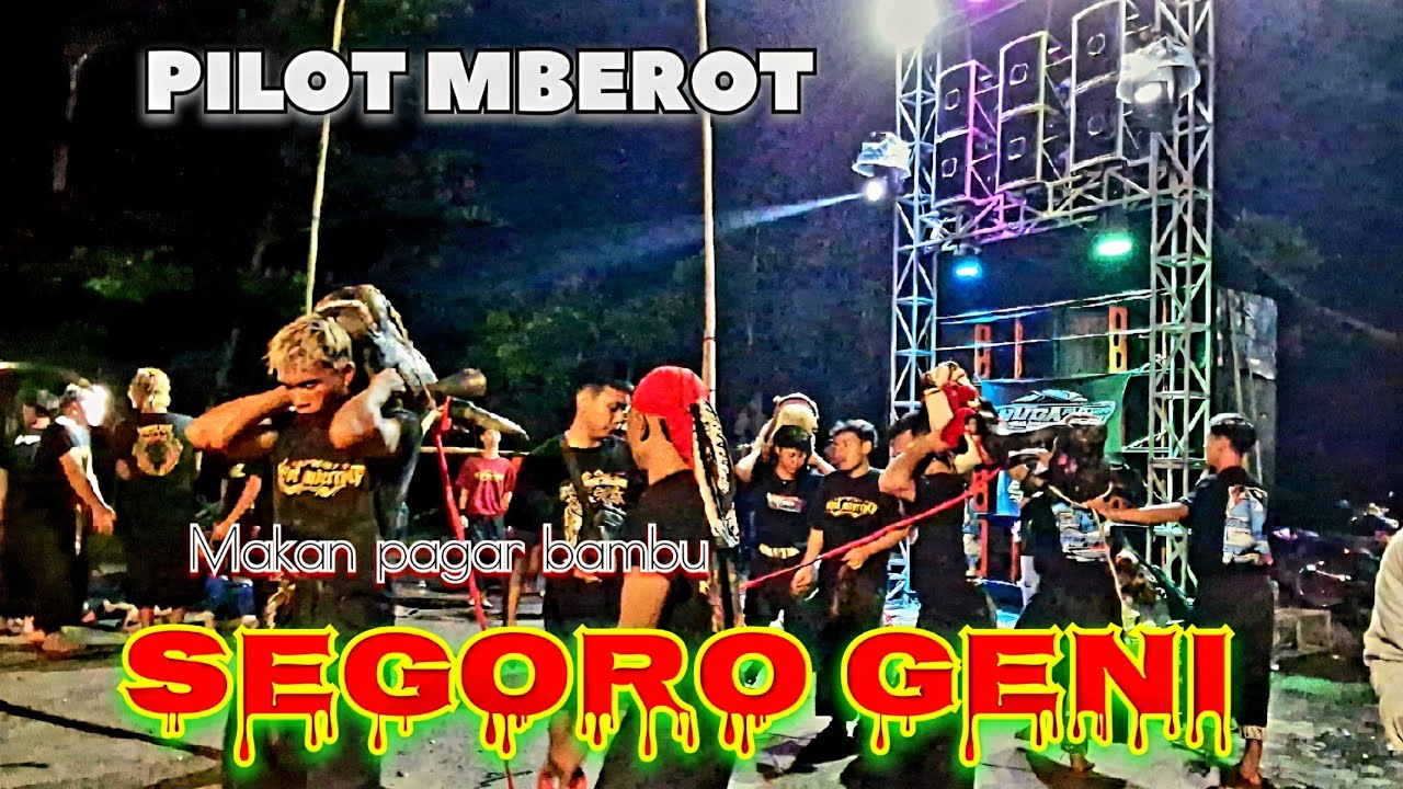 SEGORO GENI Kalapan bribgas 🔥 tersulut emosi makan pagar bambu sampai ...