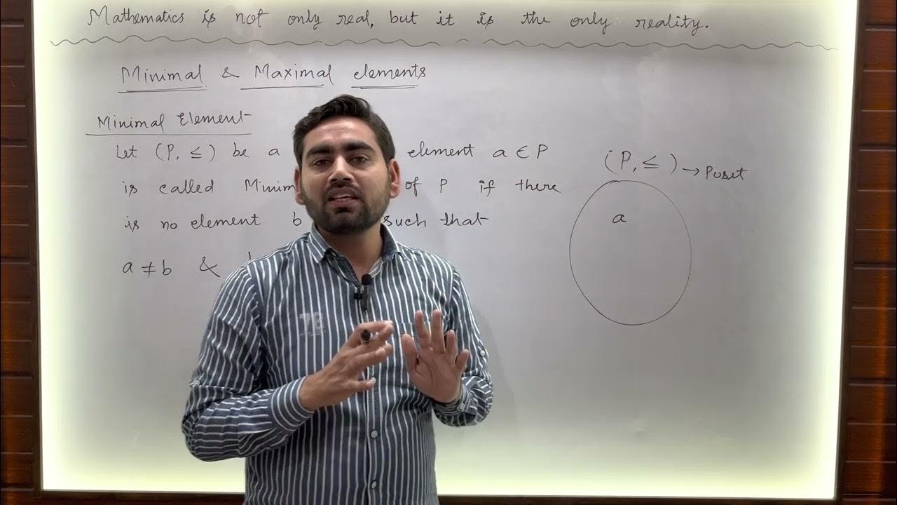 Lecture 2 | Minimal and Maximal Elements in a Poset | Lattices - YouTube