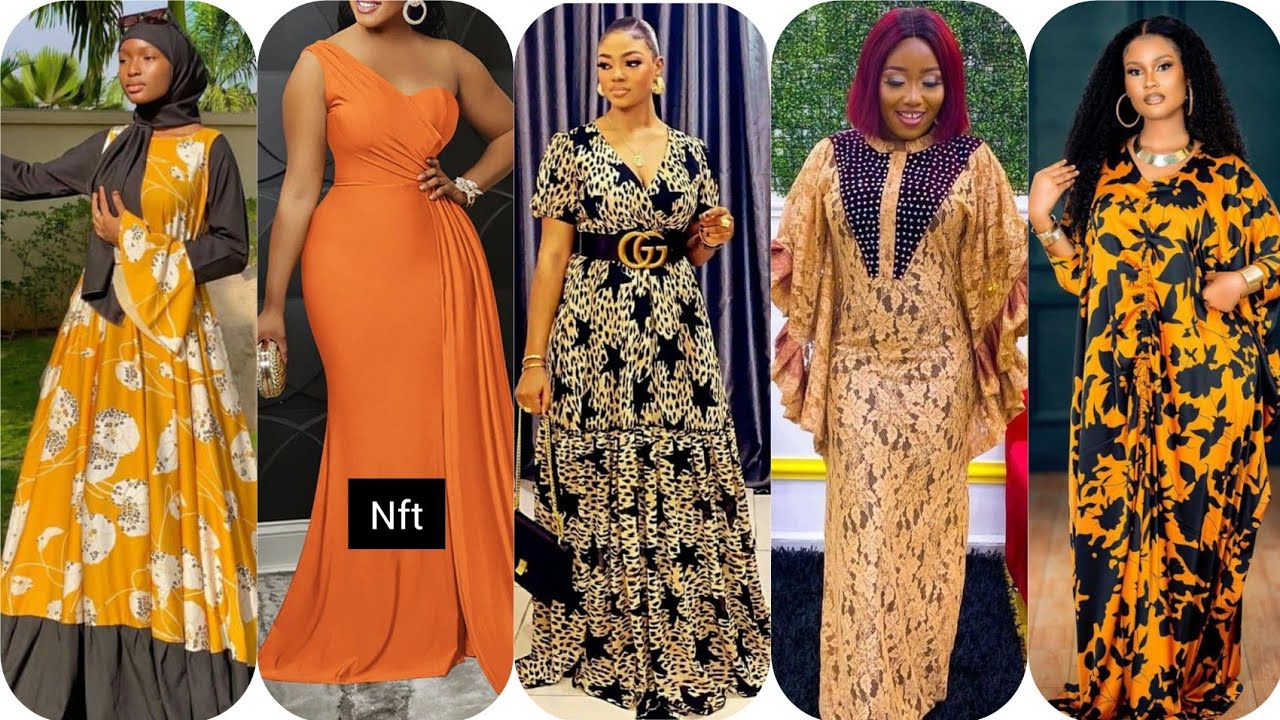 MISHONO YA MAGAUNI YA VITAMBAA ANKARA LONG DRESS KAFTAN BUBU GOWN STYLE ...