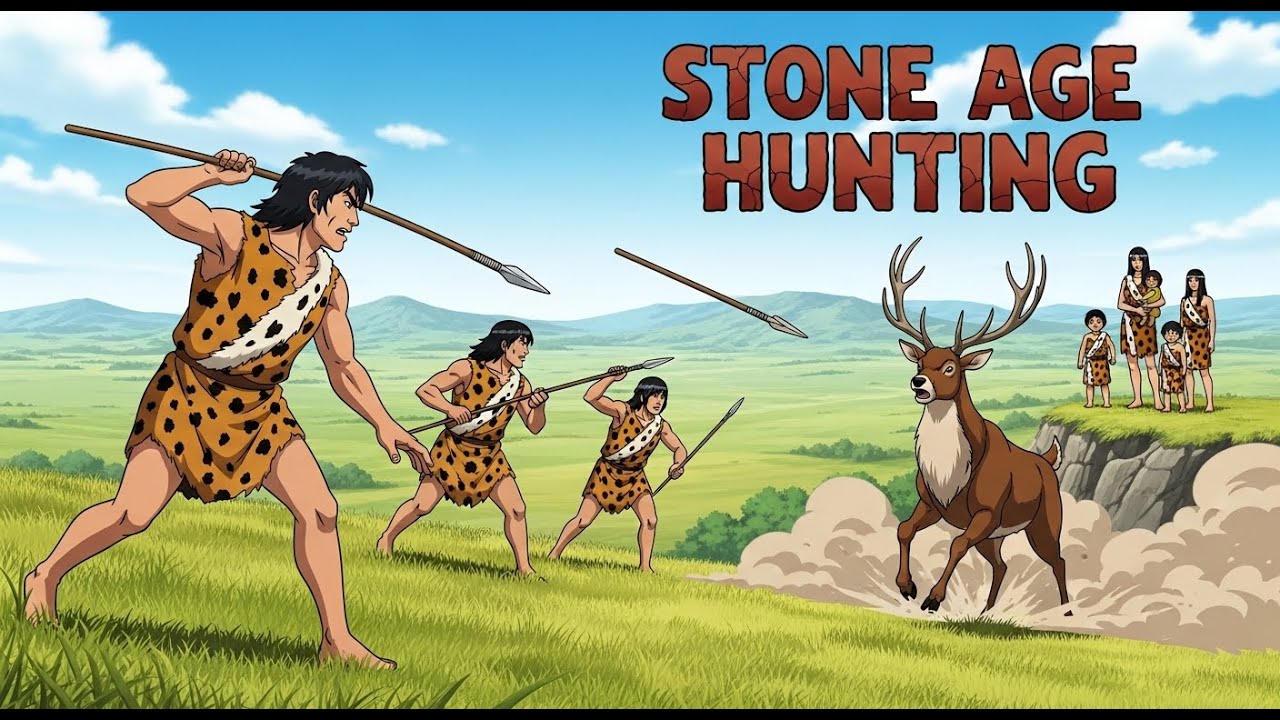“Stone Age Group Hunting 🦌 | How Early Humans Hunted Together” - YouTube