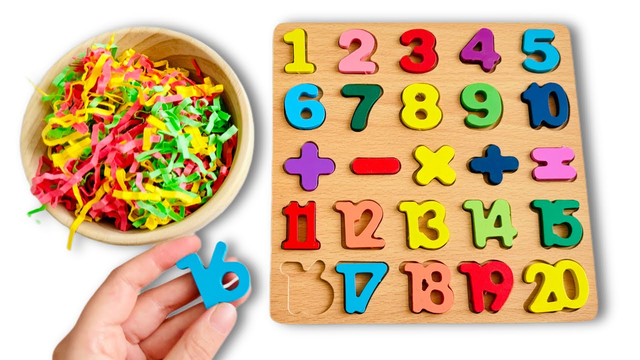 Best Learning Numbers, Shapes & Counting 1 - 20 | Preschool Toddler ...