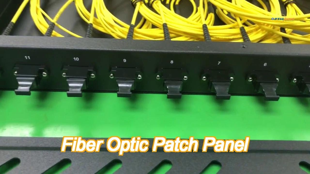 1U 96C single Mode Fiber Patch Panel fiber optic distribution frame ...