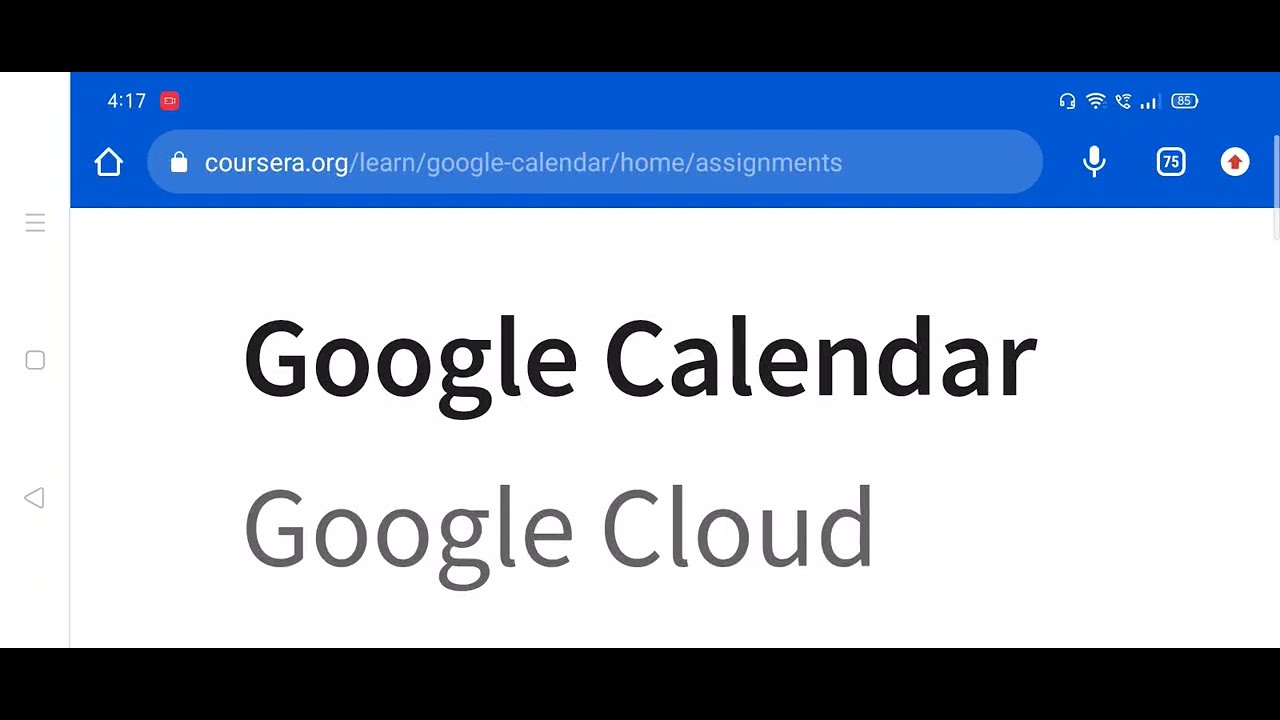 Coursera all weeks answers 💯 || Google Calendar|| Result get 5x views🔥🔥 ...