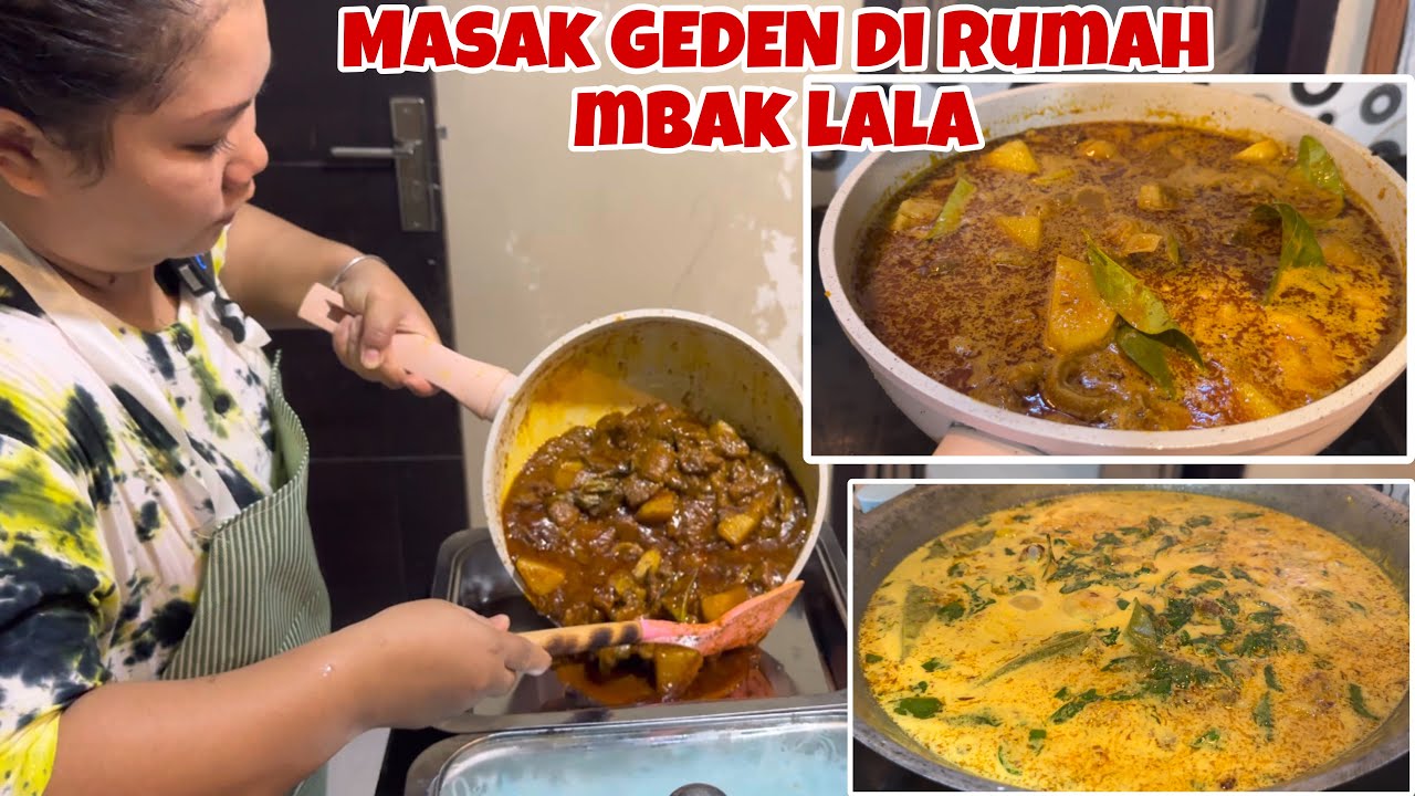 MASAK GEDEN BUAT ACARA REUNI DI RUMAH MABAK LALA‼️masak dewe tatak‼️ ...