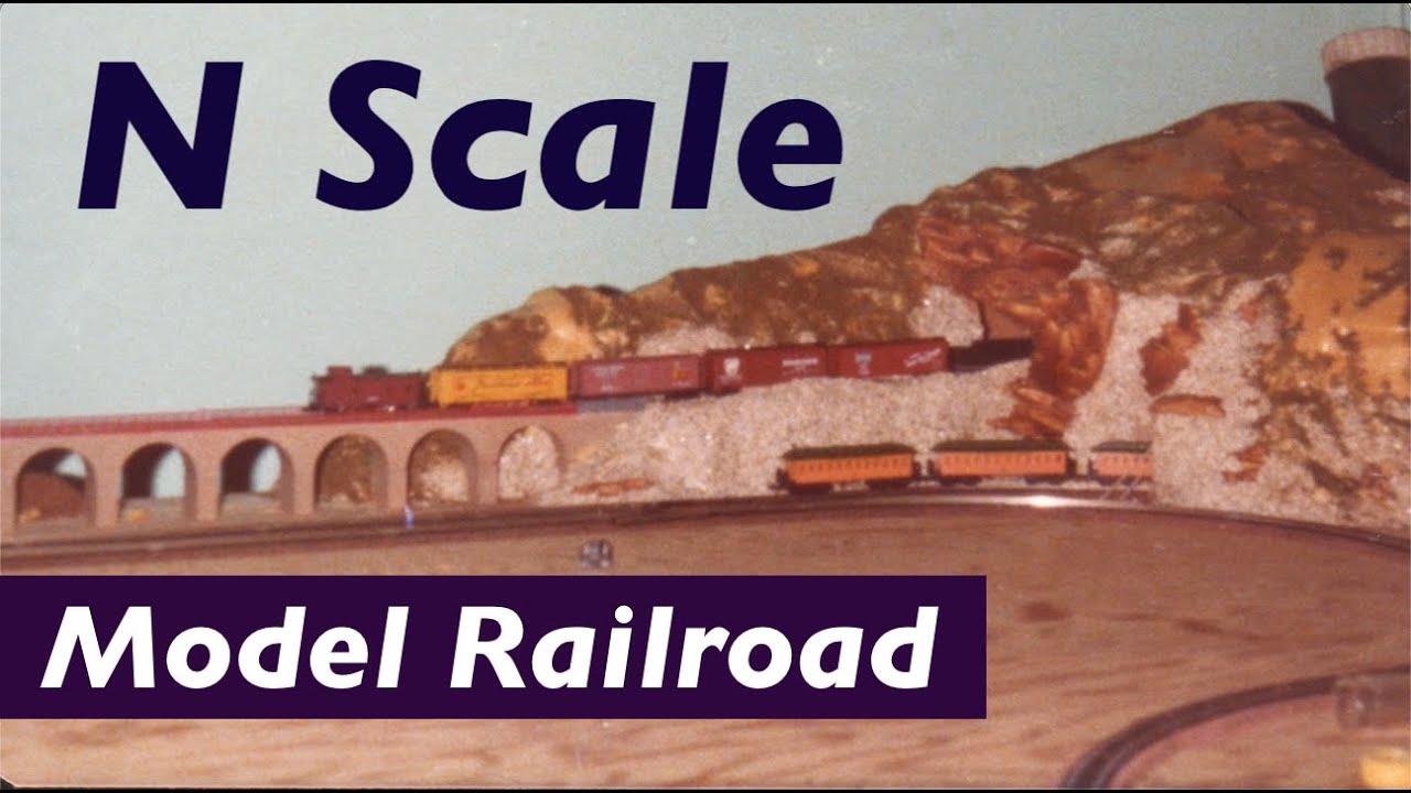 1970s N Scale Model Railroad Plus Large Operating Layout Construction ...