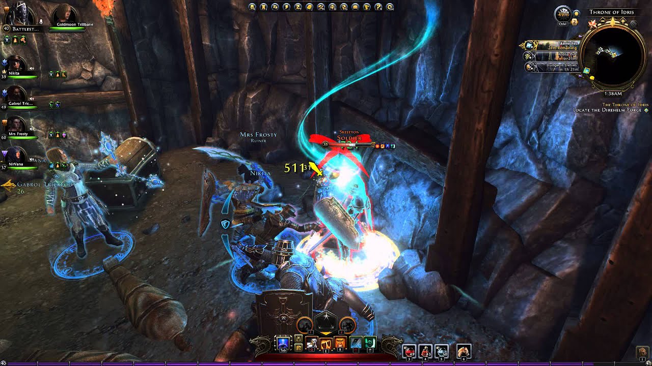 Neverwinter Quest the Throne of Idris 5 man @ Ebon Downs - YouTube