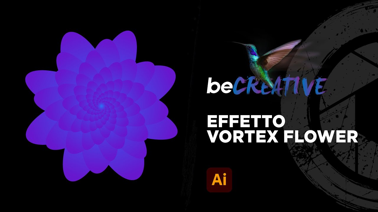 Effetto Vortex Flower - Ilustrator - YouTube