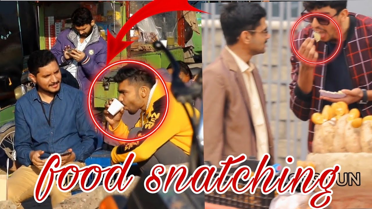 food snatching prank || eating food@Lotolahore - YouTube