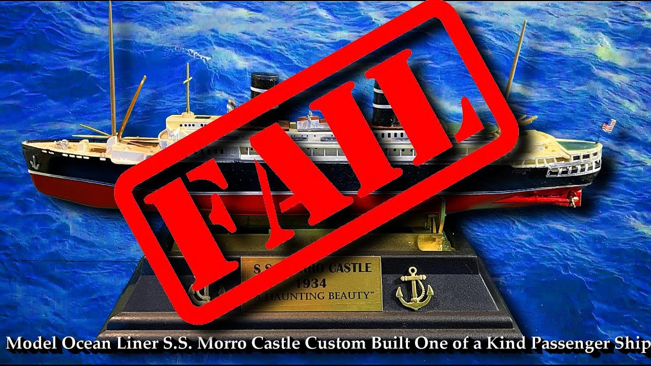 Model Ocean Liner S.S. Morro Castle Custom Built One of a Kind ...