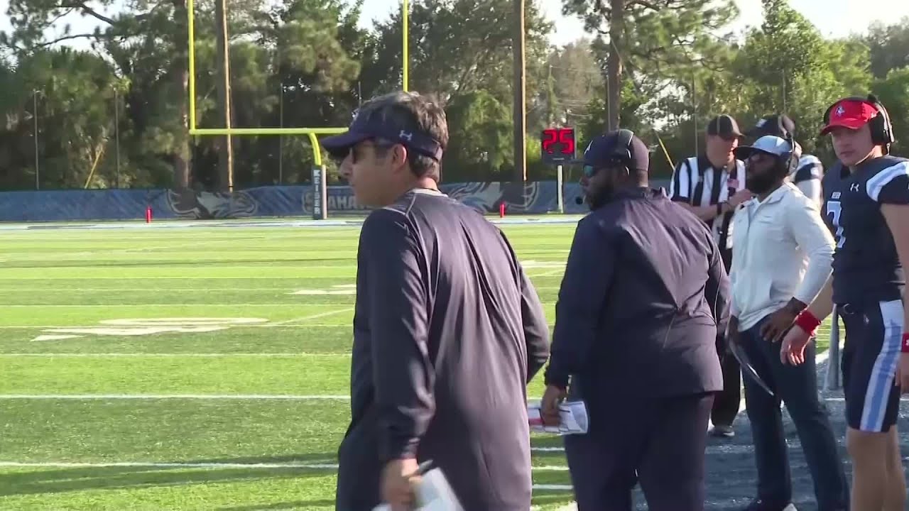 Myles Russ takes over as Keiser University football coach - YouTube