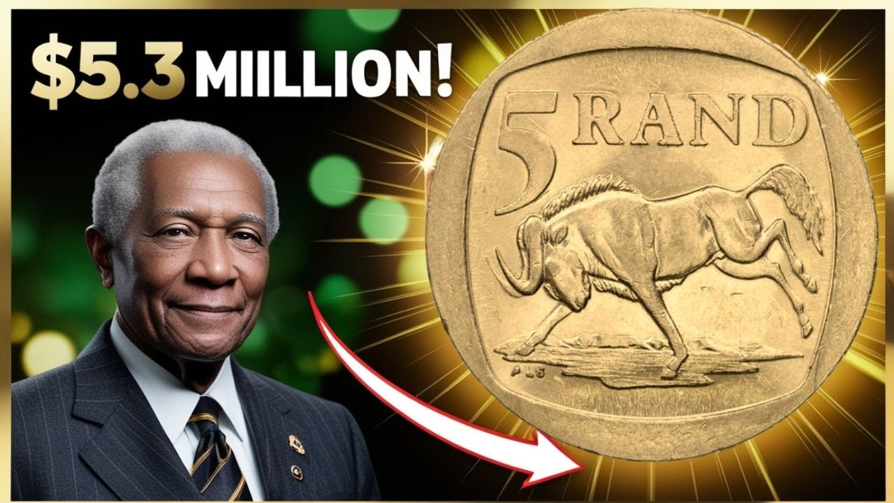 RARE 1995 5 Rand Coin Valued at $5.3 Million! | South Africa’s Hidden ...