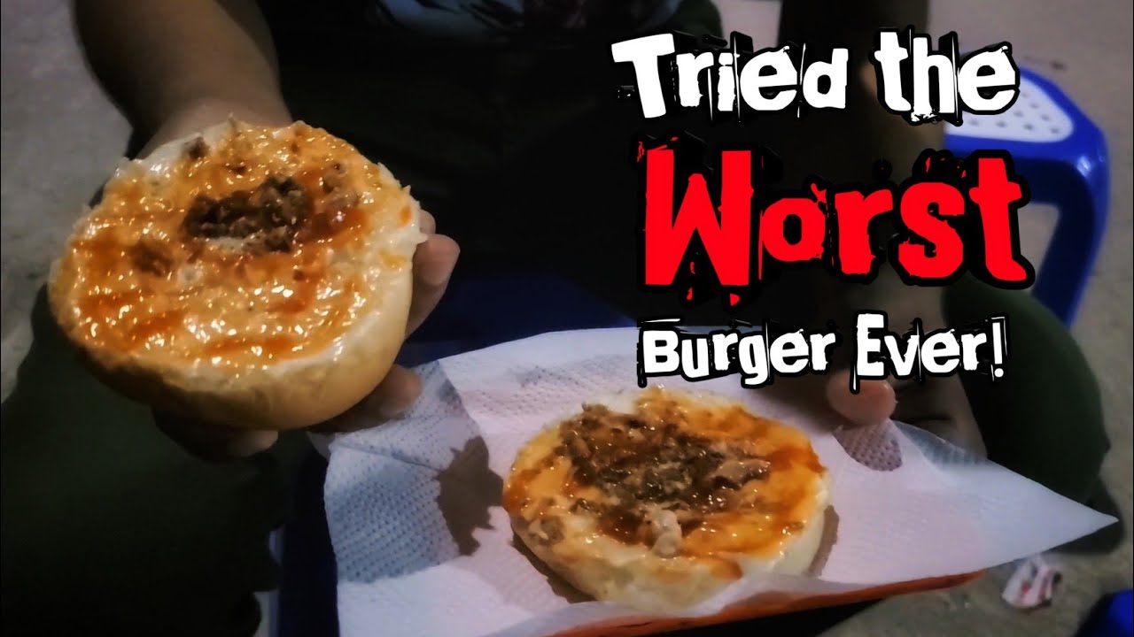 Tried the worst burger ever😡 - YouTube