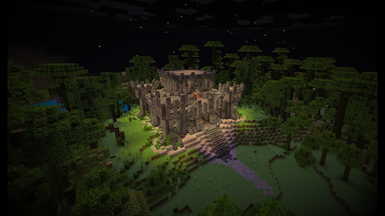 MINECRAFT JUNGLE CASTLE - YouTube