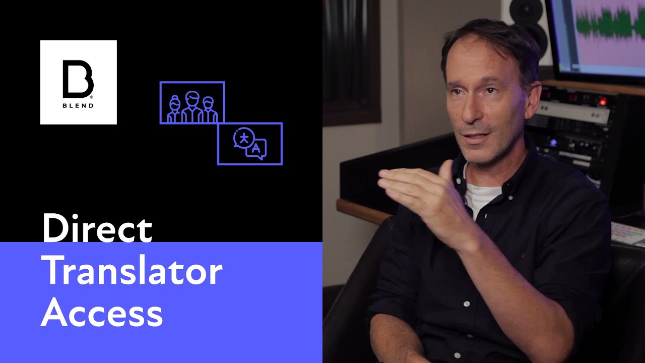 Direct Translator Access: BLEND Leadership Series with CEO Yair Tal ...