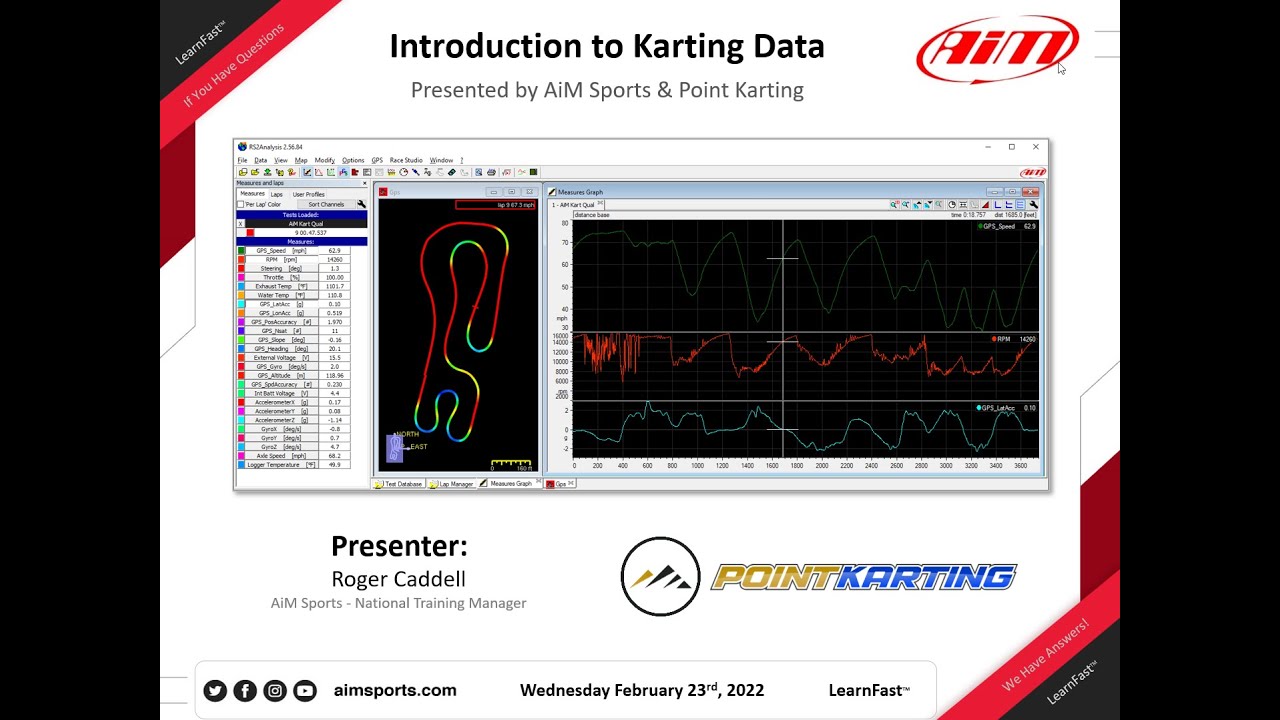 Introduction to Karting Data by Point Karting - Live Webinar 2/23/22 ...
