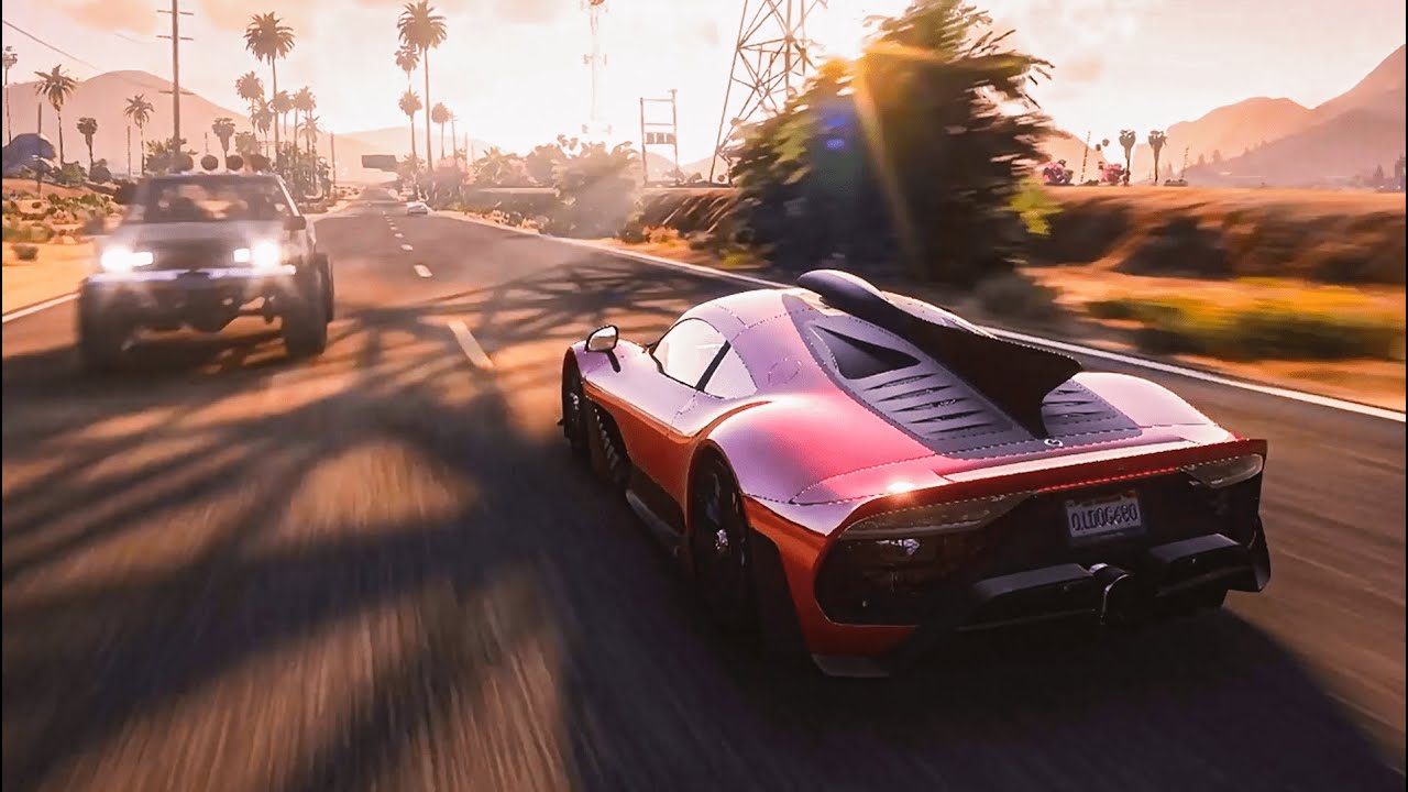 GTA 5 Forza Horizon 5 Graphics Mod !!?? - w/ Dense Vegetation - 2023 ...