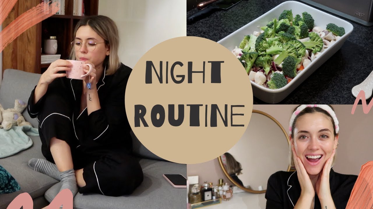 NIGHT ROUTINE REAL + CENA FÁCIL Y SANA | AMY TOKS - YouTube