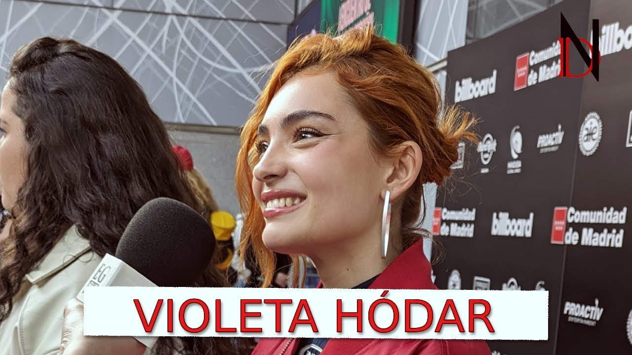 VIOLETA HÓDAR en el Photocall de BILLBOARD | DELIRIUM NOSTRI - YouTube