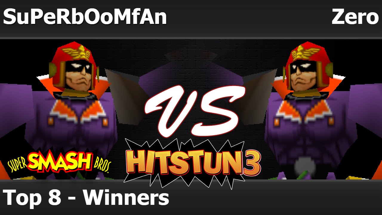 Hitstun 3 Smash 64 - SuPeRbOoMfAn (C Falcon) vs Zero (C Falcon) - Top 8 ...