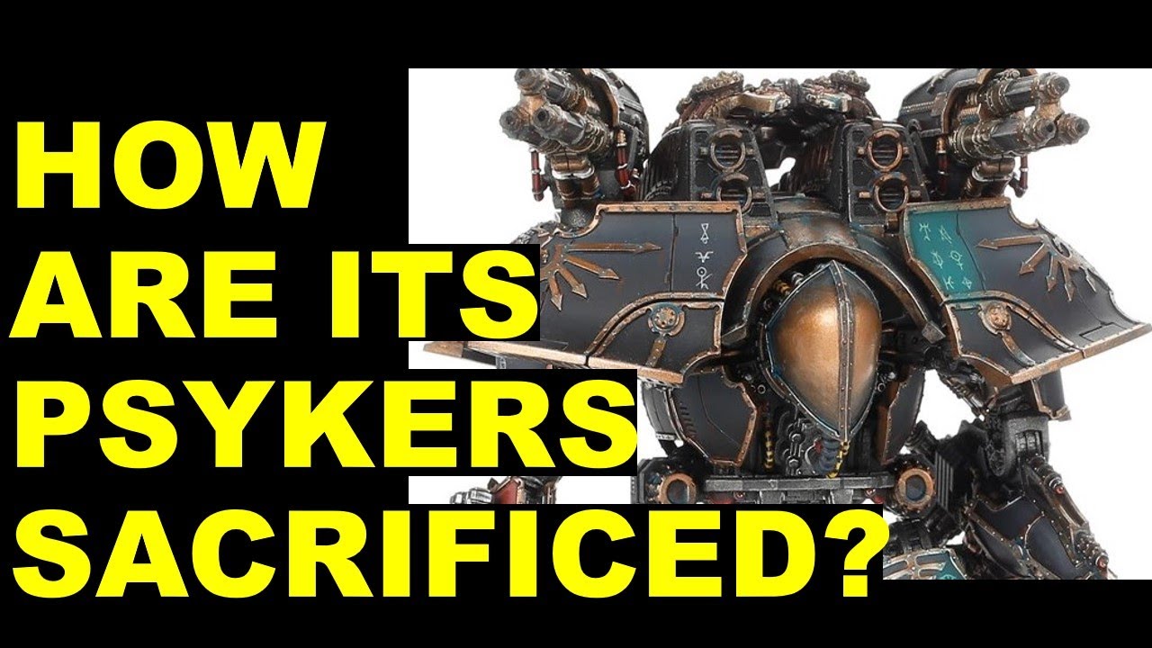 The Psi-Titan FIGHTS Daemons In The Webway 40k Lore Warhammer 40000K ...