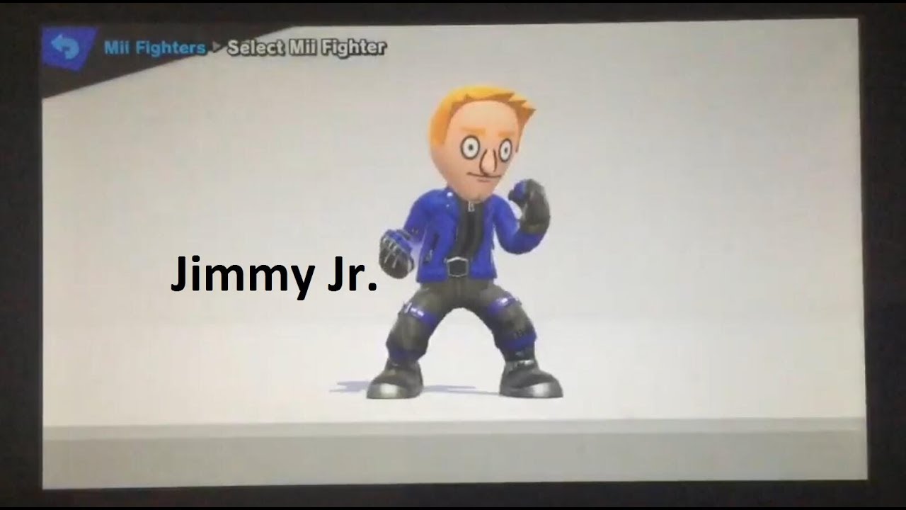 Jimmy Junior Mii Creation Guide - YouTube