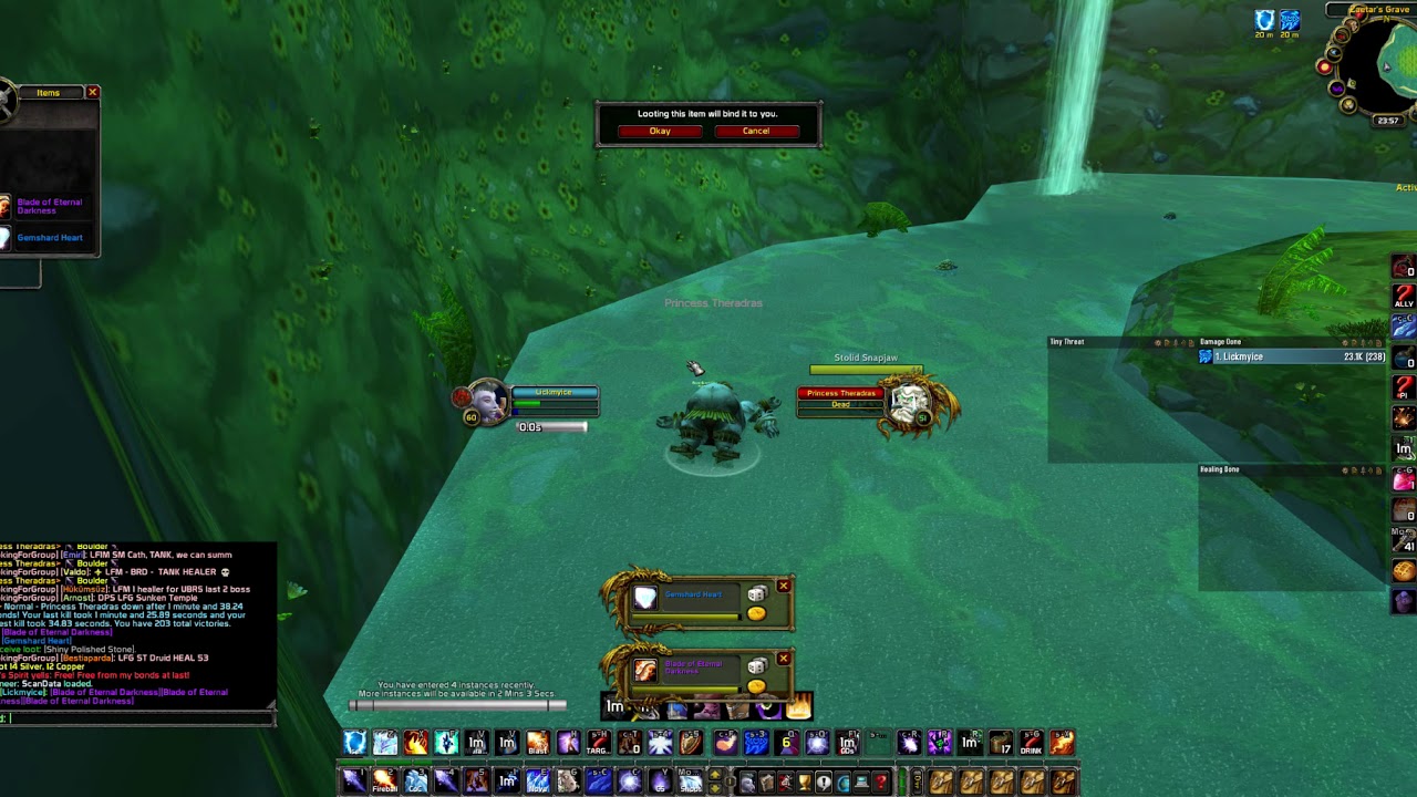 Lickmyice - WOW CLASSIC - Maraudon princess - Blade of eternal darkness ...