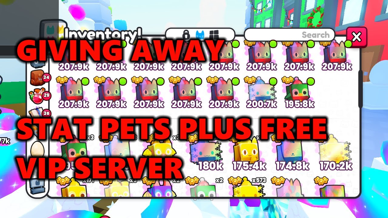 pet sim 99 with fans free private server GIVING NOOBS PETS!!! GIVEAWAY ...