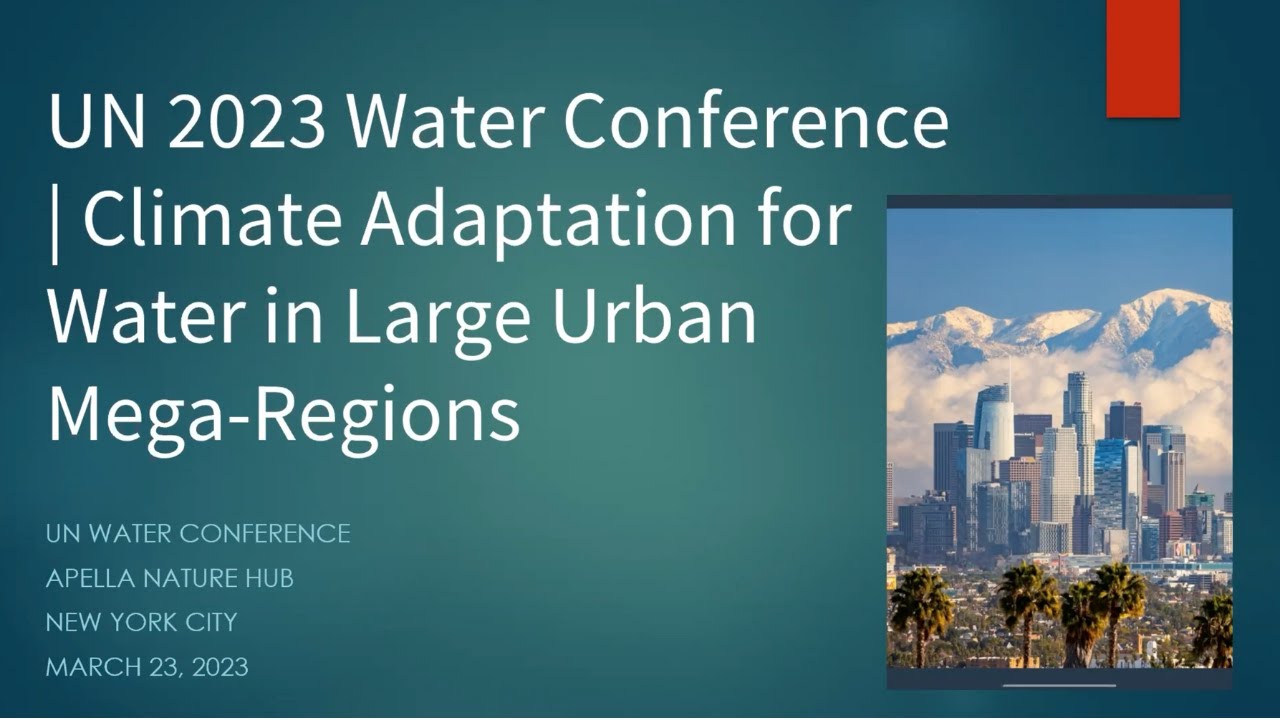 Climate Adaptation for Water in Large Urban Mega Regions - YouTube