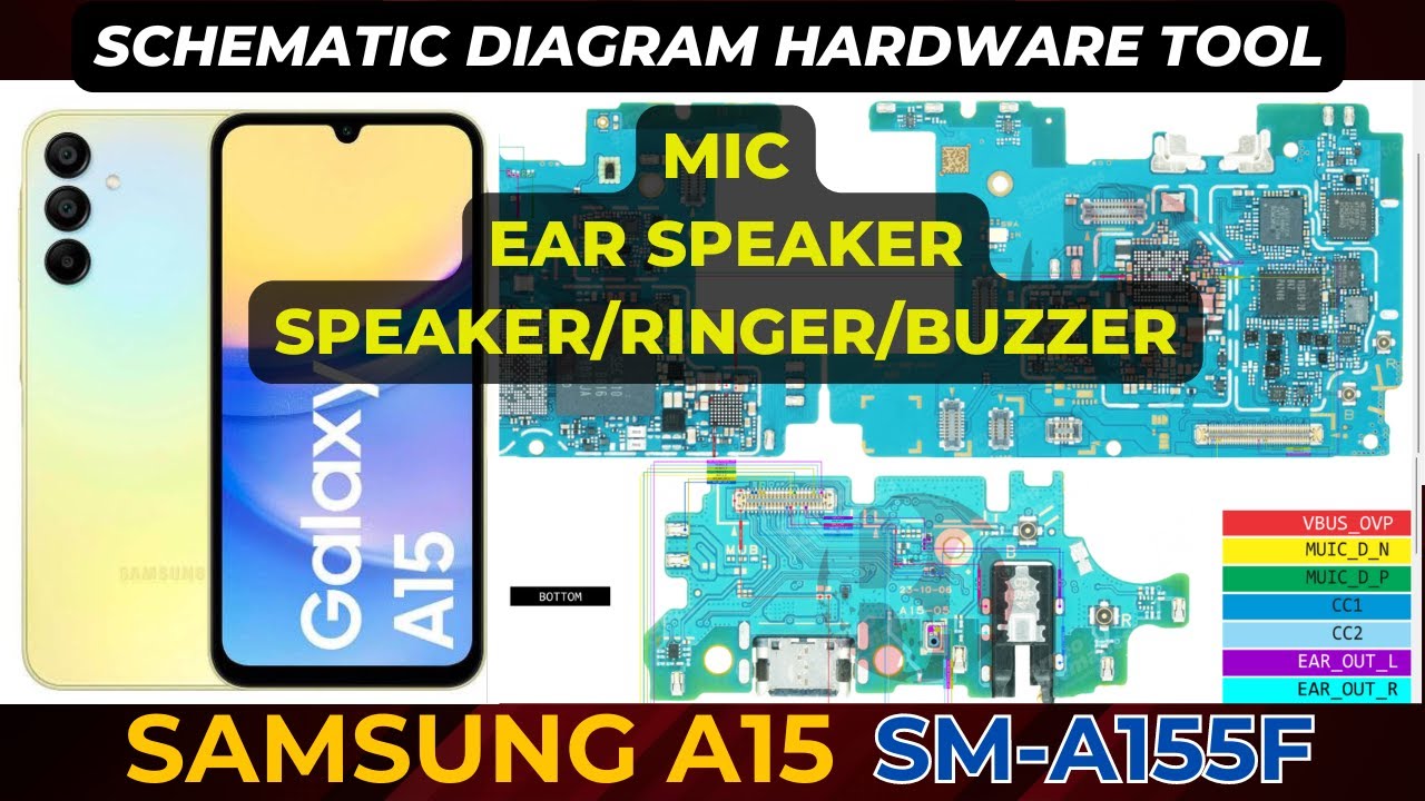 Samsung A15 SM-A155f Speaker / Buzzer / Ringer and Mic problem ...